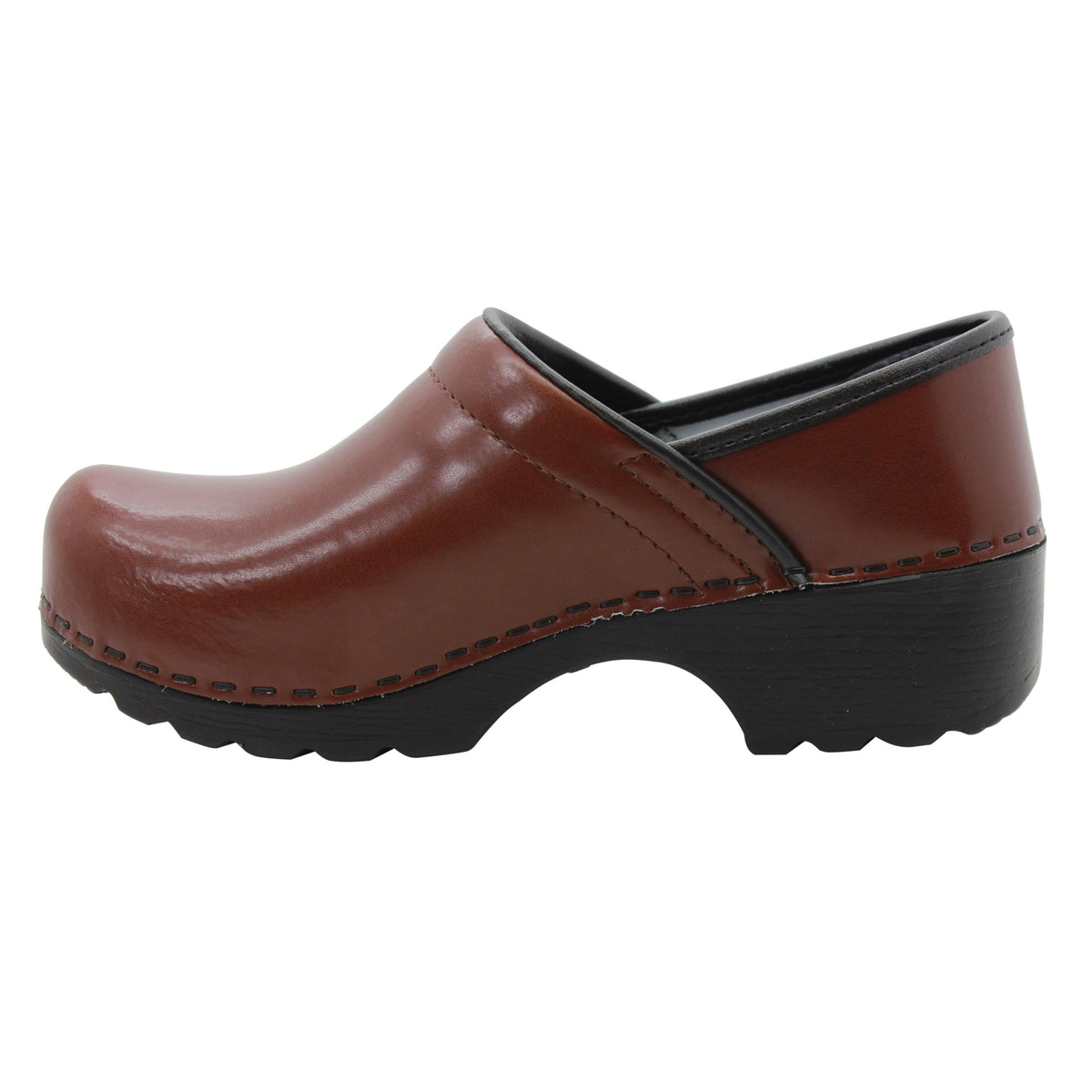 BJORK Women's Swedish Professional Brown Leather Clogs– ClogOutlet.com