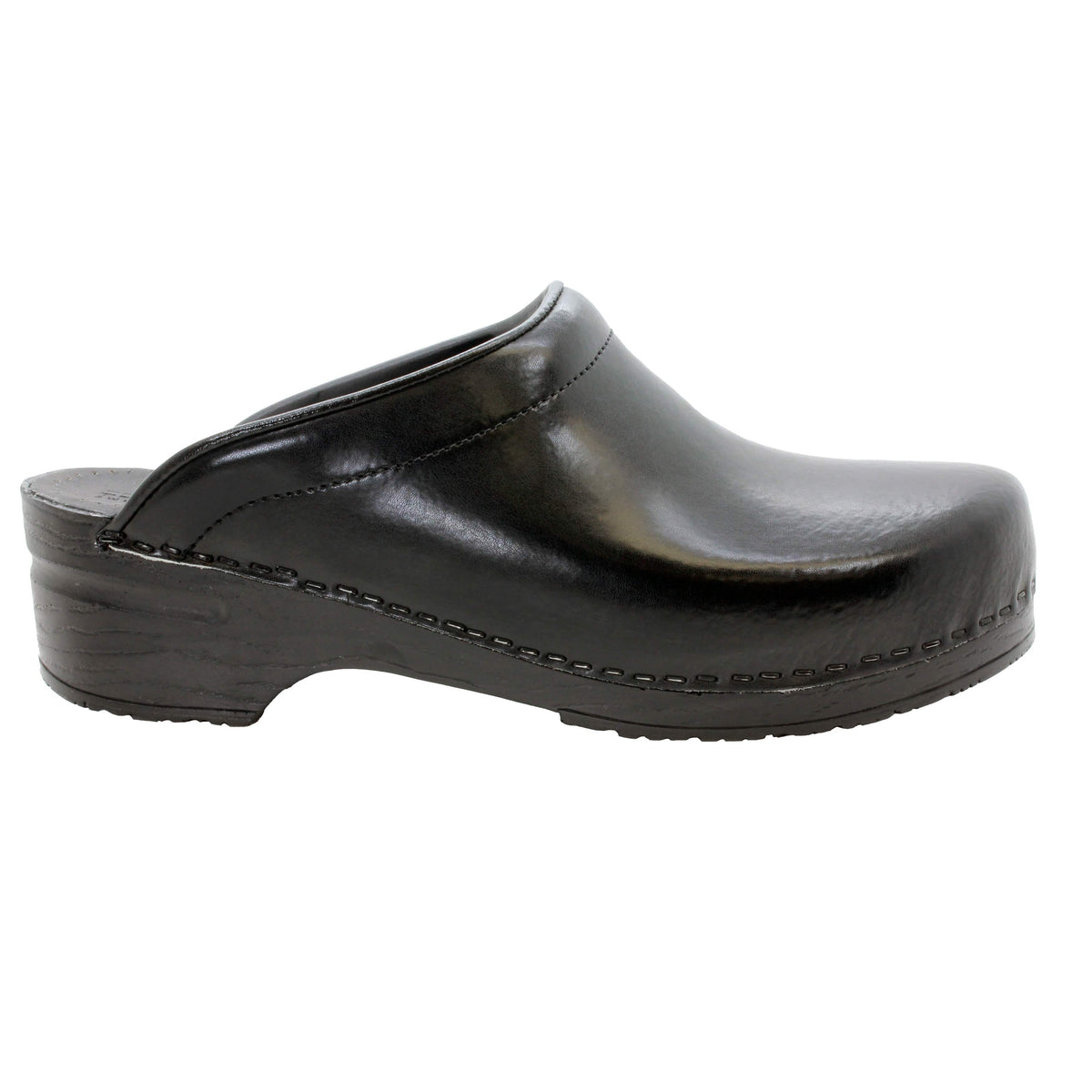 BJORK Men's Stein Open Back Cabrio Leather Clogs - Hand Made in Europe ...