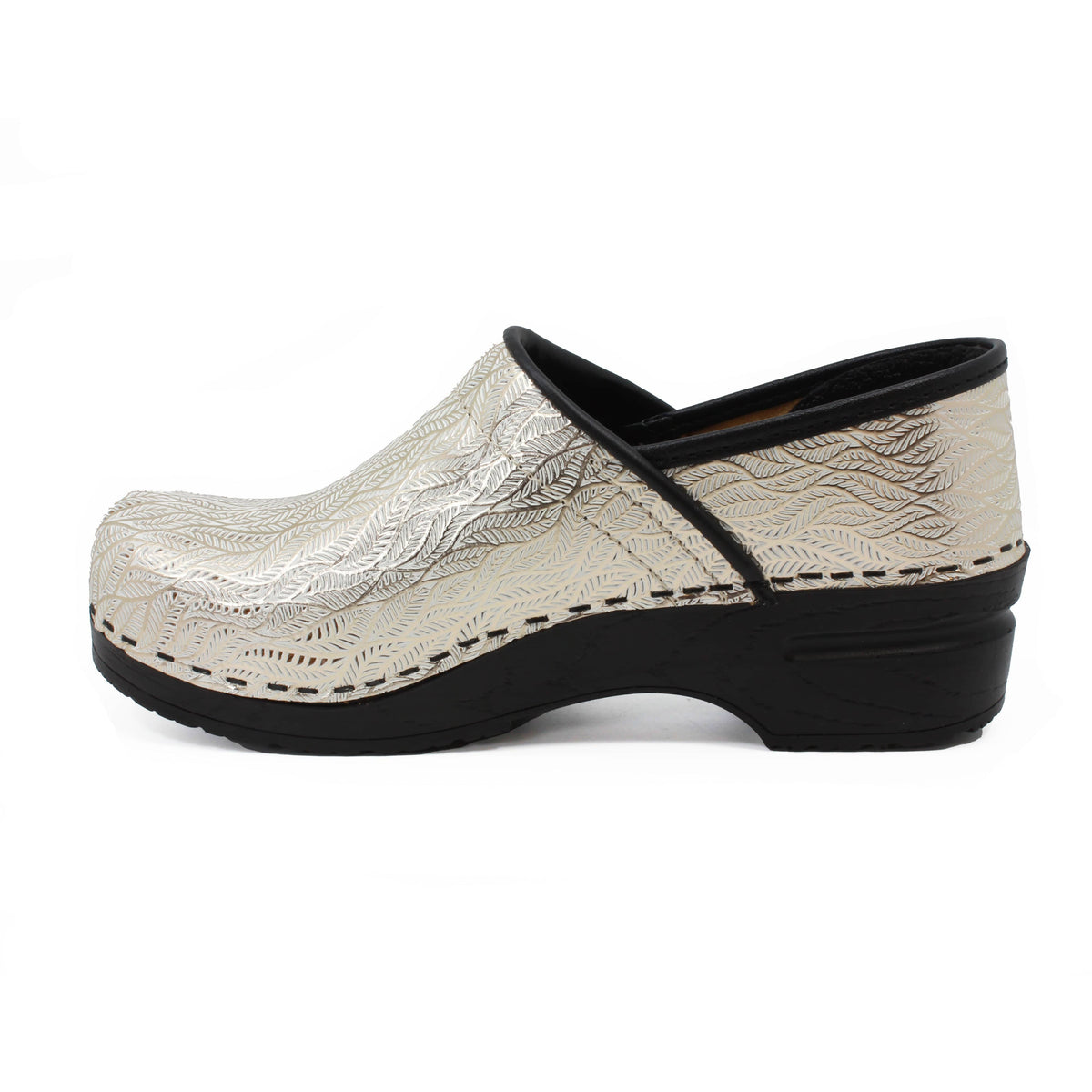 BJORK PROFESSIONAL Mysa Natural Tooled Leather Clogs– ClogOutlet.com