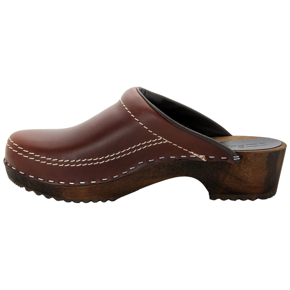 BJORK Men's Christian Wood Open Back Oiled Leather Clogs– ClogOutlet.com